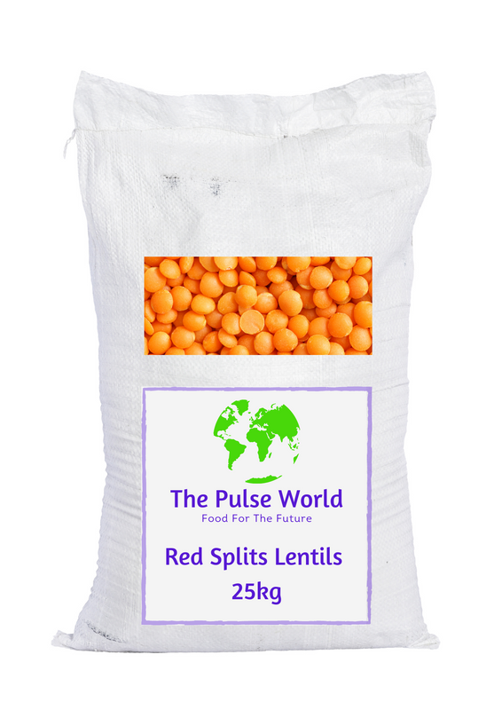 Red Splits Lentils 25kg – The Pulse World